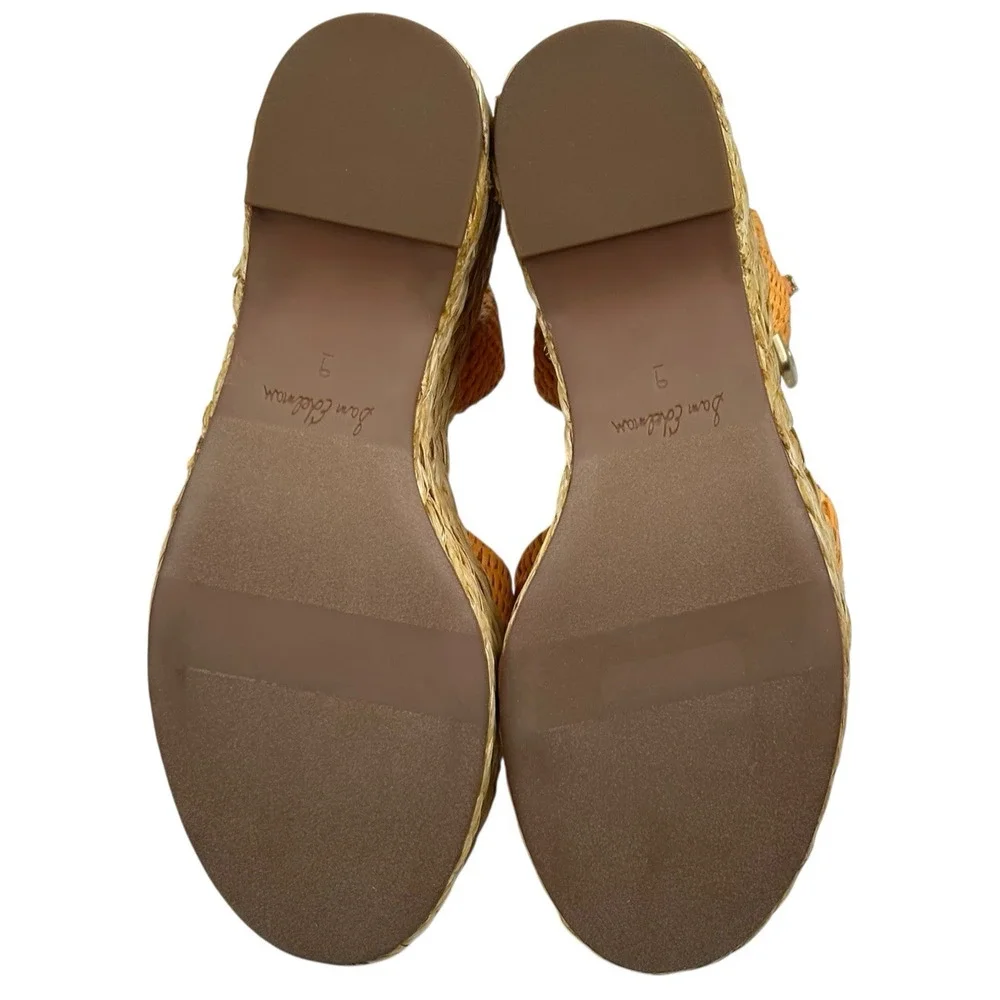 Sam Edelman | Shoes | Sam Edelman April Marigold Raffia Platform Wedge ...